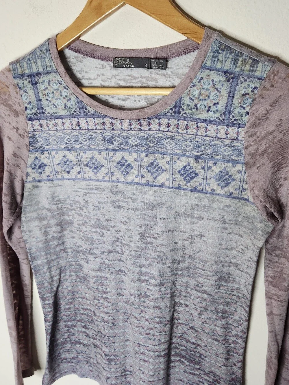 Prana | Tops | Prana Womens Small Lottie Top Sheer Purple | Poshmark